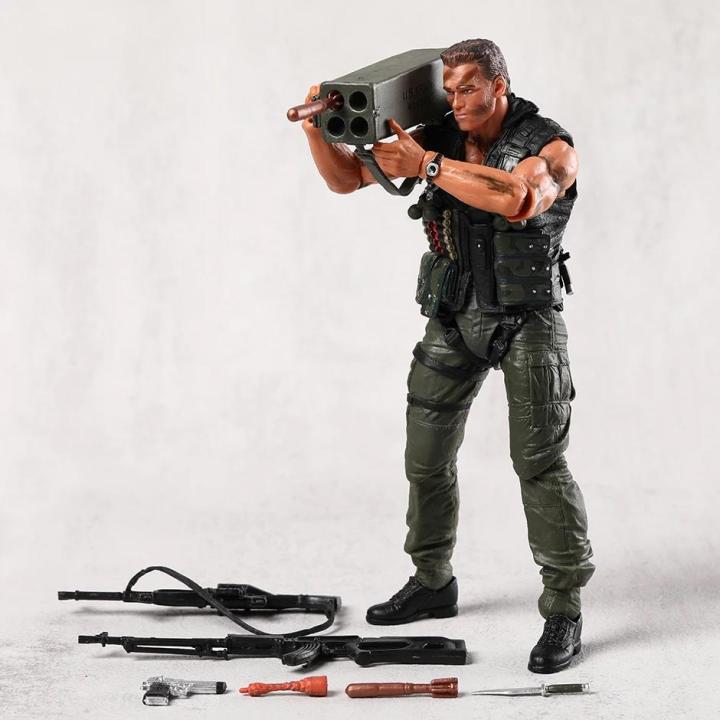 NECA Commando Schwarzenegger John Matrix Ultimate Action Figure Toy ...
