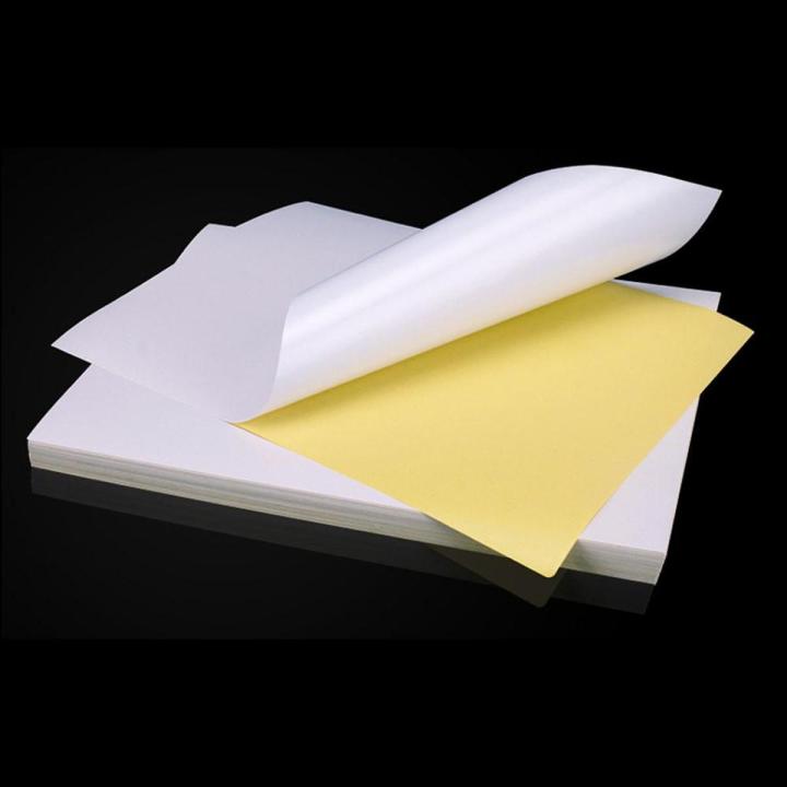 Sticker Paper A4 Size Self Adhesive Label 1 Pack 100 pes | Daraz.com.bd