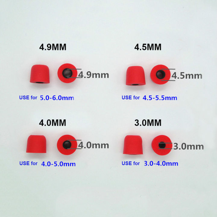 1 Pair Eartips Earplug Memory Foam Ear Pads Sponge Ear Cups In-Ear ...