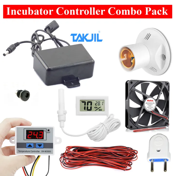 Combo for DIY Incubator W3001 12V DC Digital Temperature Controller ...