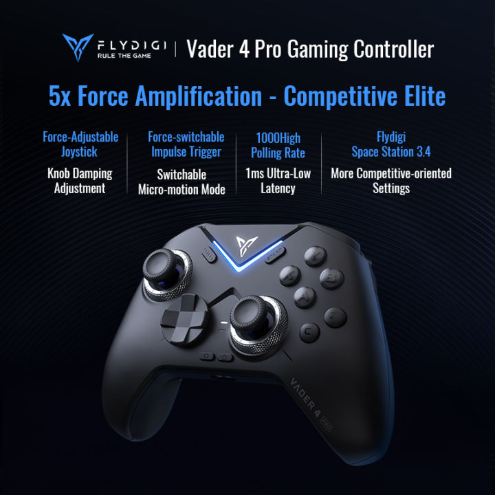 Flydigi Vader 4 Pro Controller Vibrate Trigger Switch Adjust Joystick Wireless Game Handle ...
