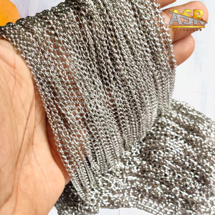 Golden/ Silver/ Black Metal Chain | Daraz.com.bd