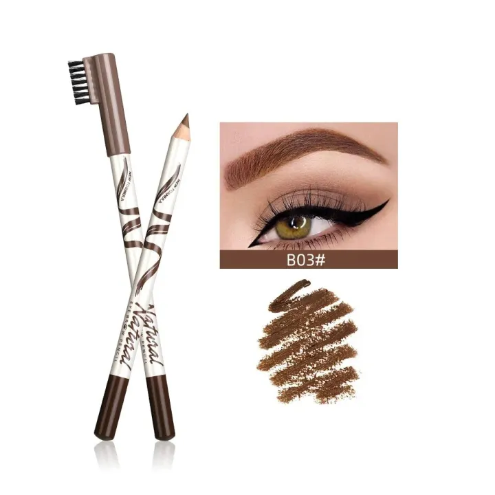 Waterproof Cosmetic Eyebrow Pencil: Five Vibrant Colors for Natural ...