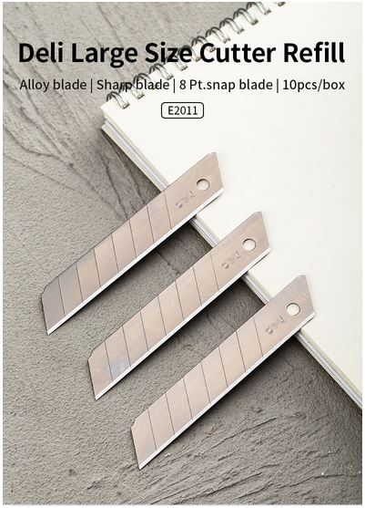 Deli NT Cutter Blade (Big) - 2pc | Daraz.com.bd