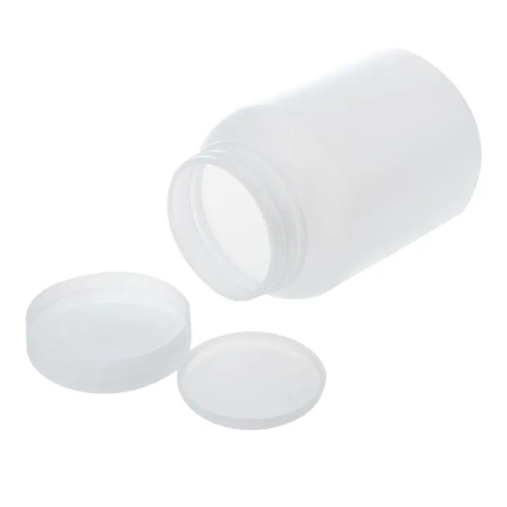 2X Laboratory Chemical Storage Case White Plastic Widemouth Bottle ...