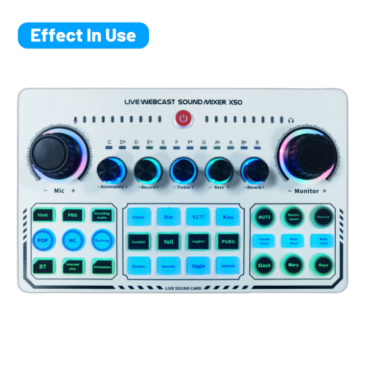 X50 Professional Recording Studio Sound Cards USB Sound Card Sound Card ...