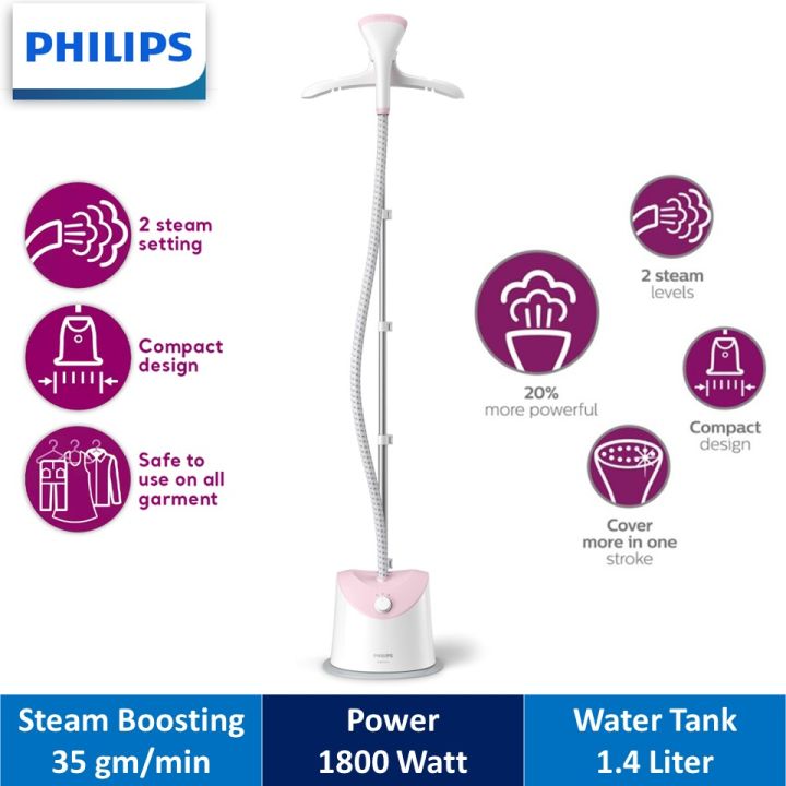 Philips GC484/49 Easy Touch Stand Garments Steamer Iron | Daraz.com.bd