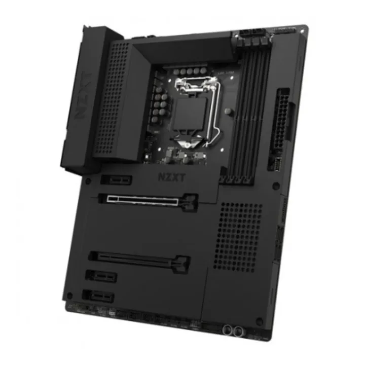 NZXT N7-Z59XT-B1 Intel Z590 Wi-Fi 10th & 11th Gen Black Cover Gaming ...