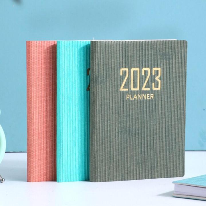 2023 Daily Weekly Monthly Planner Notebook A7 Portable Calendar Book ...
