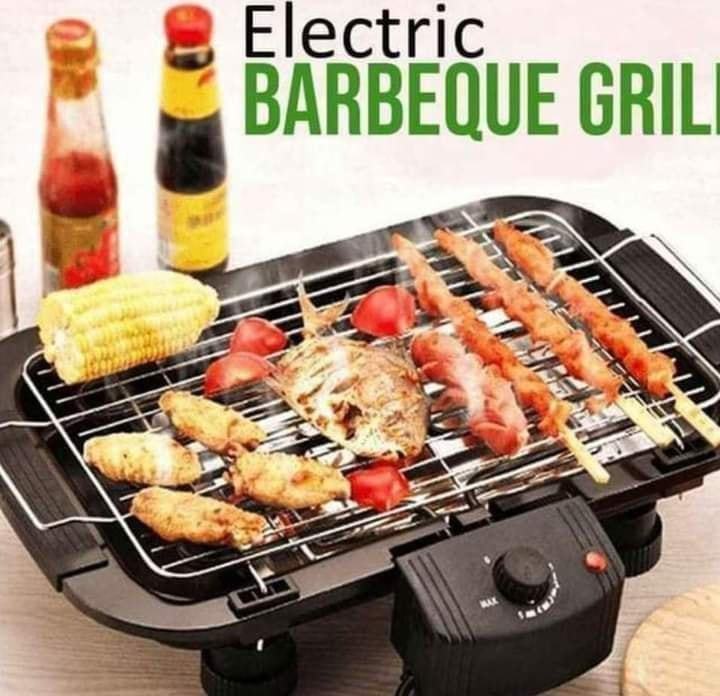 Electric BBQ Grill Machine - Black | Daraz.com.bd