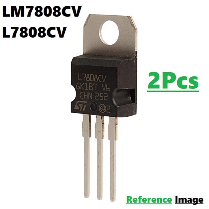 2Pcs- A Class LM7808 L7808CV L7808 7808 8V 1.5A Voltage Regulator IC 3 ...