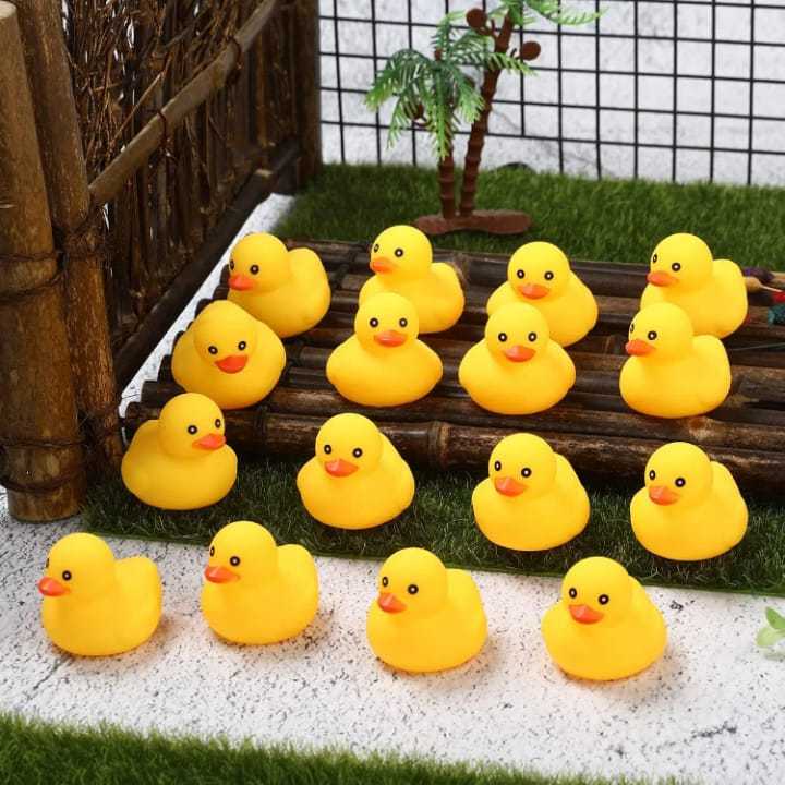 Bath Duck Toys 12 Pcs Rubber Duck Family Squeak Ducks Baby Shower Toy ...