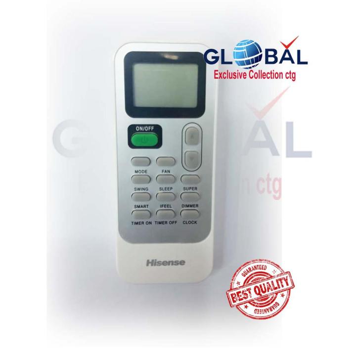 Hisense AC compatible Remote Control High Quality. | Daraz.com.bd