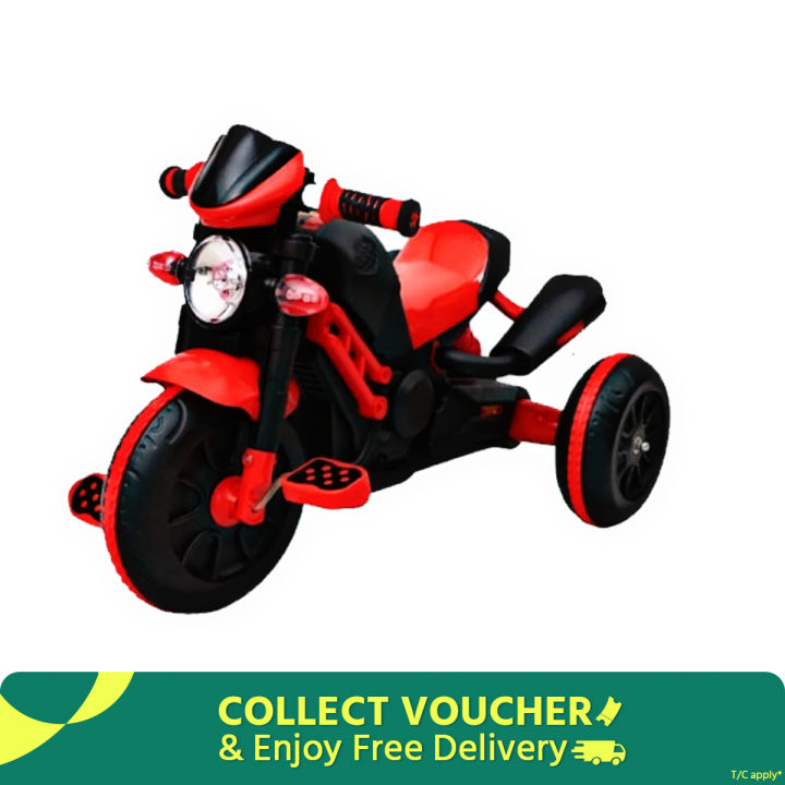 RFL Jim & Jolly RED Commanddo Bike- Tricycle For Baby & Kids With Music ...