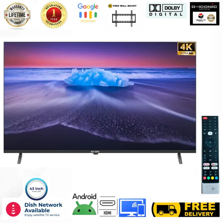 Osaka 43 Inch 4k Android Voice Control LED TV | Daraz.com.bd