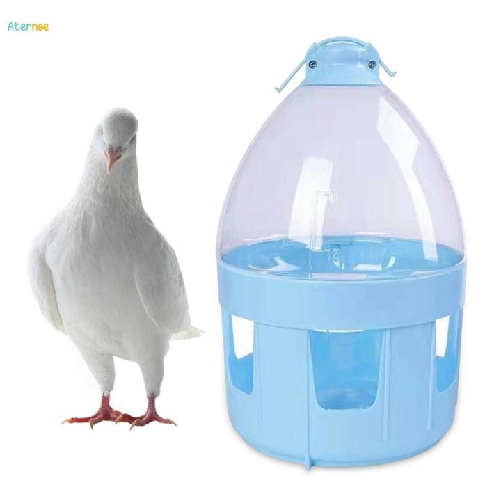 Pigeon Waterer Drinker Feeder Automatic Bird Water Dispenser for Duck ...
