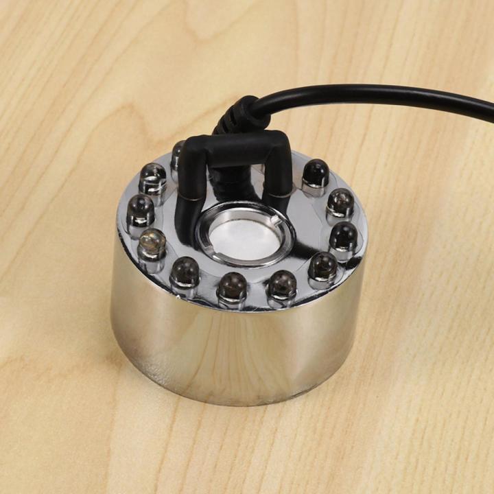 Ultrasonic Mist Maker Fogger Water Fountain Pond 12 LED | Daraz.com.bd
