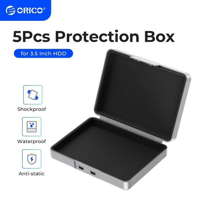 ORICO 2.5/ 3.5 Inch HDD Protection Box Waterproof 2.5/3.5'' HDD Storage ...