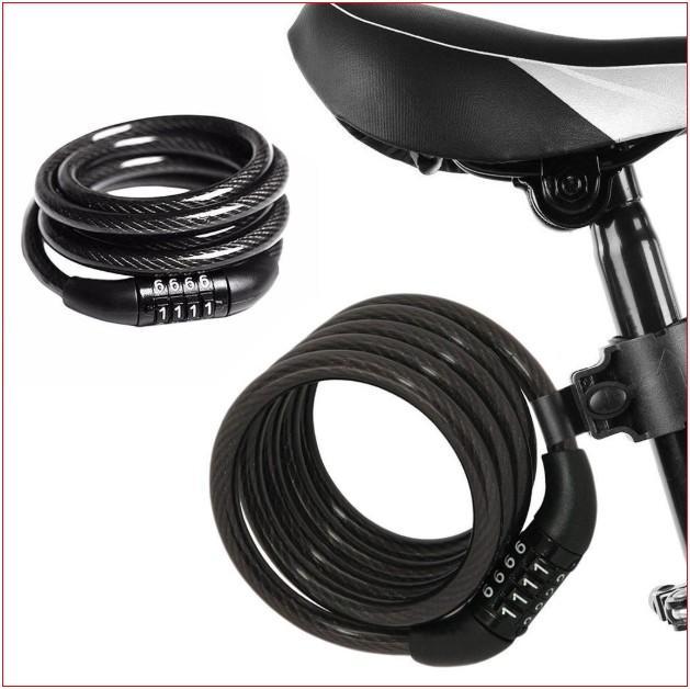 Cycling Security 4 Digital Combination Password Bicycle Bike Cable ...