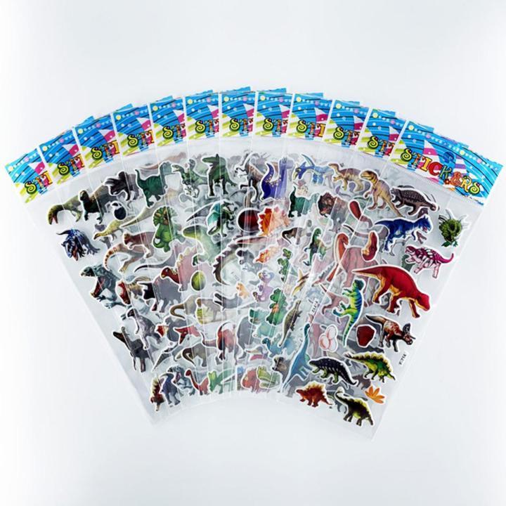 12 Sheets/Pack Digit Alphabet Sticker Kids Cartoon Lovely Number Letter ...