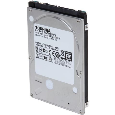 750GB Laptop Hard Disk Drive 5400 RPM SATA 9.5mm 2.5" HDD ( 750 GB ...