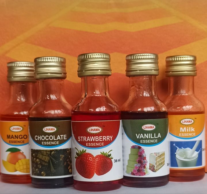 Lihama ( 5 Pcs ) Combo Food Flavour Essence Set - Milk + Chocolate ...