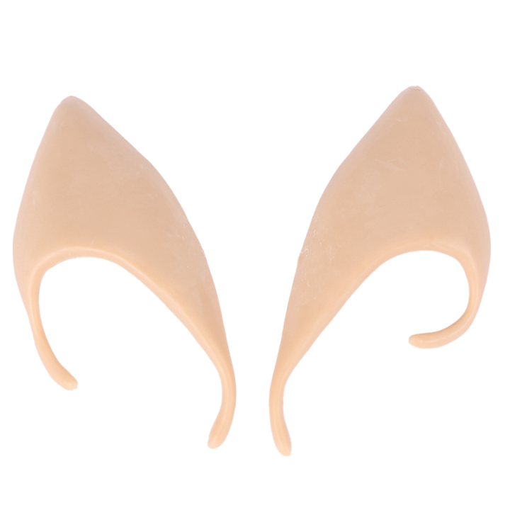 2 Pair PVC Fairy Fake Ears Halloween Mask Party Mask Scary Halloween ...