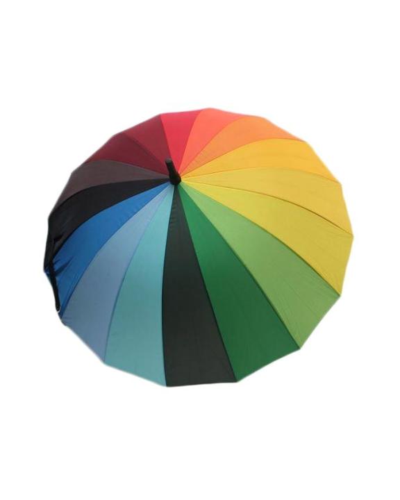 Foldable Rainbow Umbrella - Multi Color | Daraz.com.bd