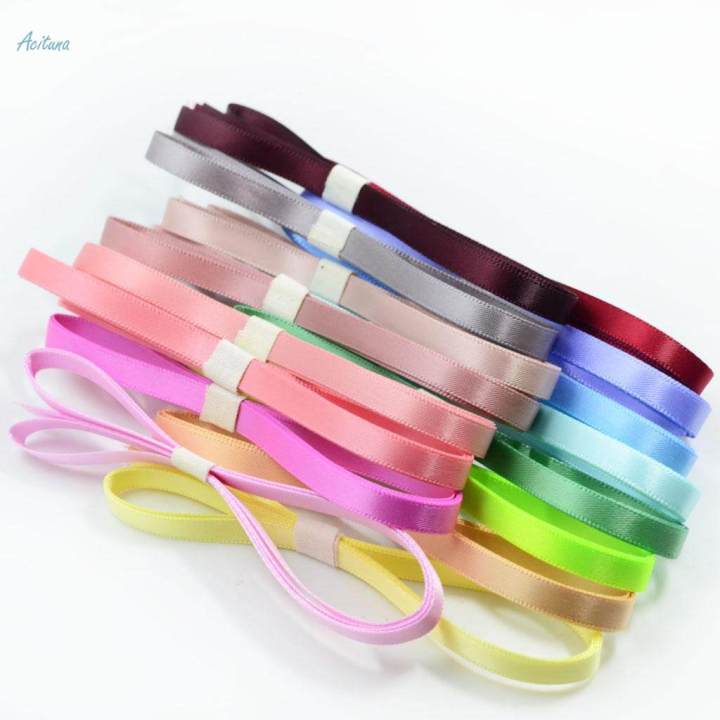 16pcs 1 Yard Double Sided Satin Satin Ribbons for Sewing Crafts 9mm ...