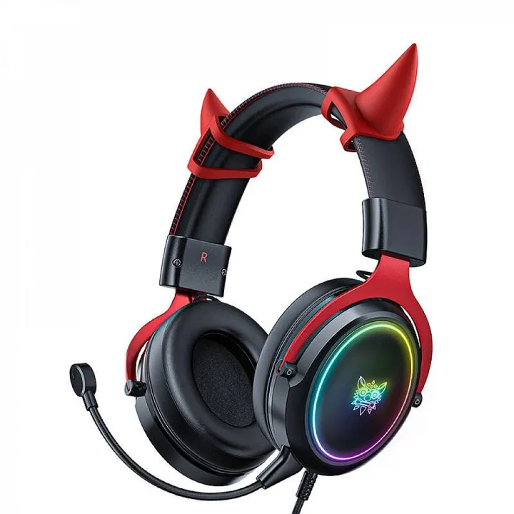 ONIKUMA X10 Ox-horn RGB Wired Gaming Headphone | Heavy Bass, Metal Fork ...