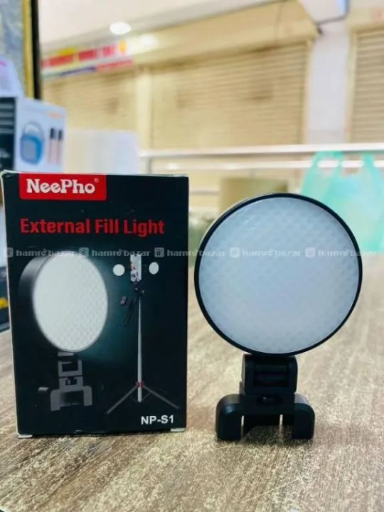NeePho NP-S1 External Adjustable Fill Light Portable for ALL Tripod ...