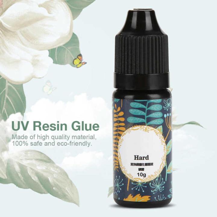 (New)UV Pure Gel Epoxy Cureingolar Clear Glue DIY Jewelry Making ...