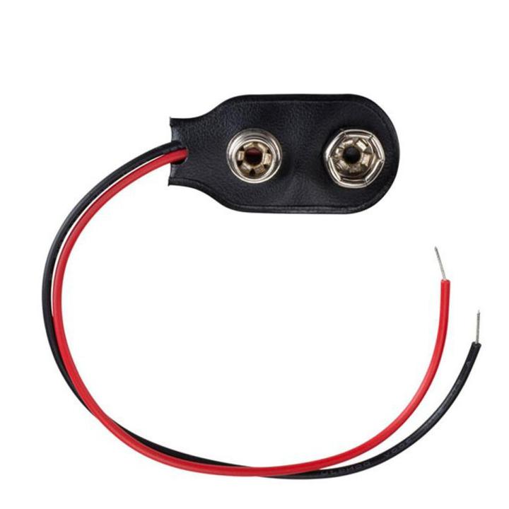 3Pcs- 9V Battery Connector DC 9V Battery Clip Connector Leads Socket ...