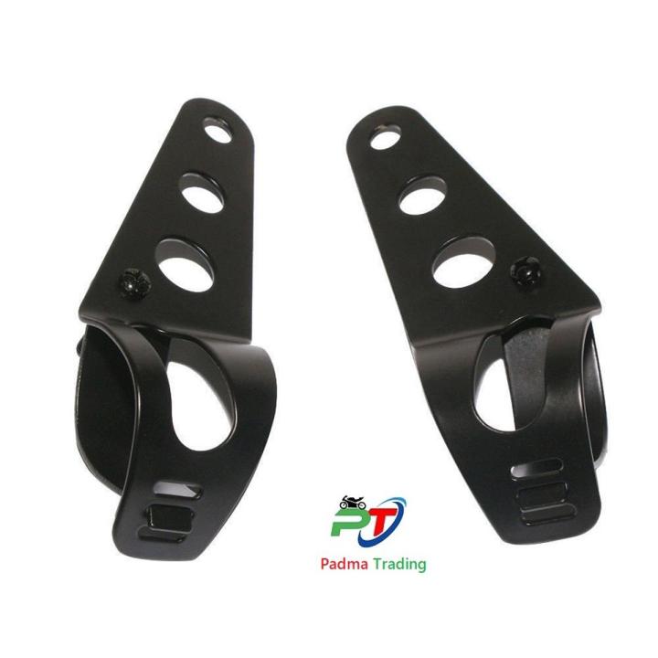 Motorcycle head lamp holder. Headlight Mounting Bracket Fork Fit Clam ...
