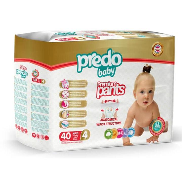 Predo Premium Baby Diaper Pants Large 40 Pcs Made In Turkey | Daraz.com.bd