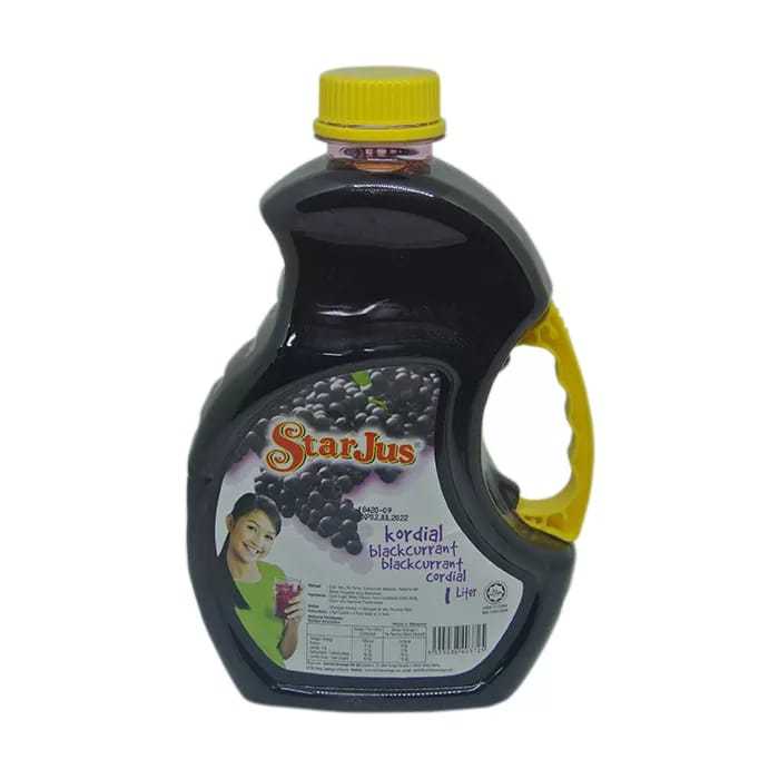 Star Jus Blackcurrant Cordial Juice Pet Bottle 1Ltr | Daraz.com.bd