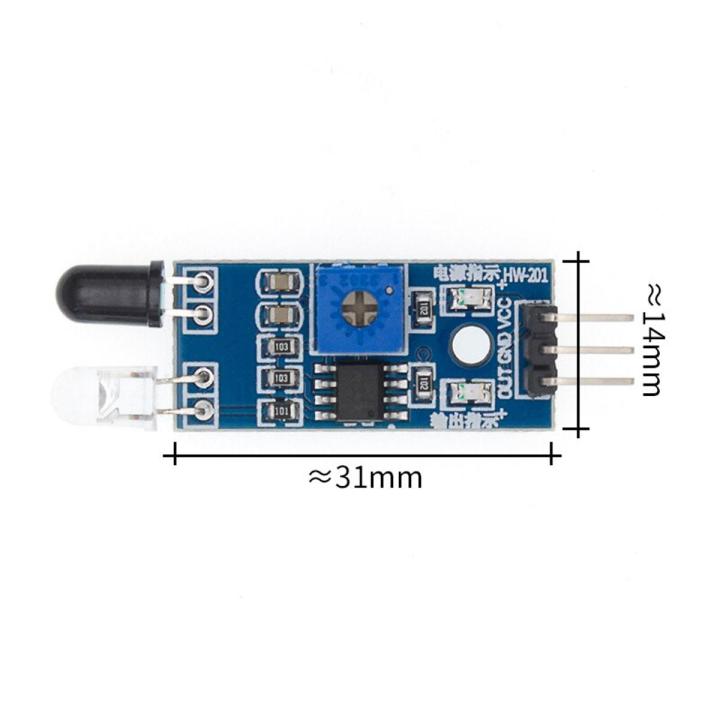 【happy one】Infrared Obstacle Avoidance Sensor Module Smart Car Robot 3 ...
