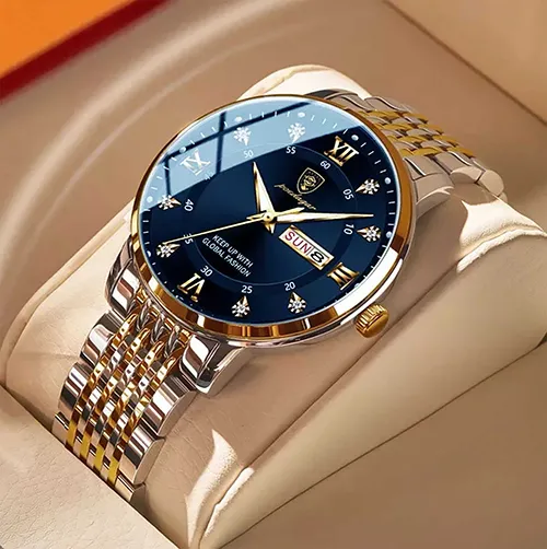 POEDAGAR PB 836 Men's Watches Luxury Brand Waterproof Calendar Luminous ...