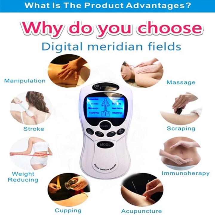 Digital Therapy Machine - 4 Pad - White | Daraz.com.bd