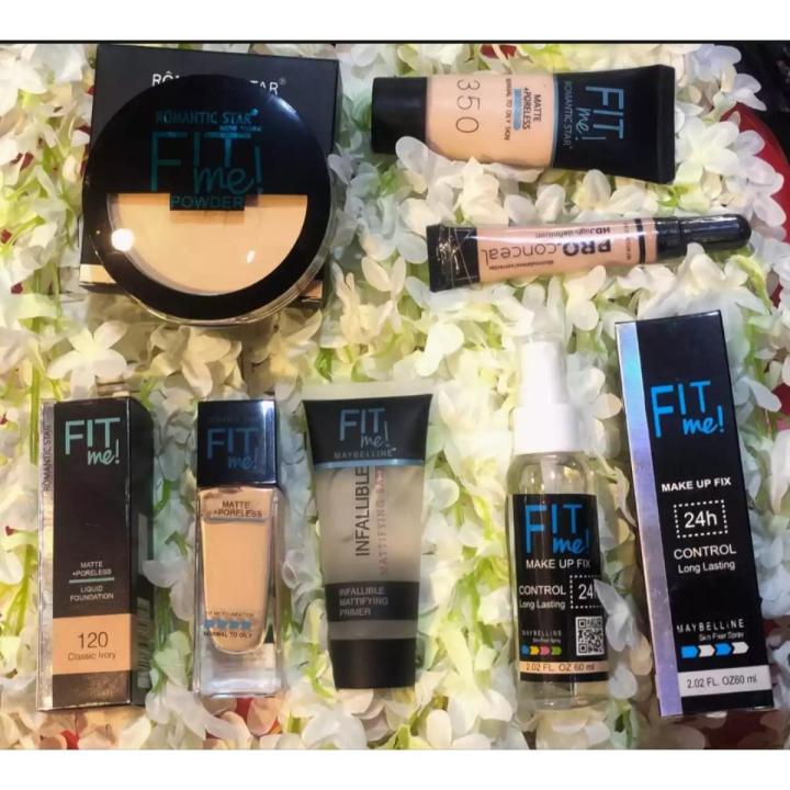 Fit me all makeup combo set makeup 6 in 1 full coverage | Daraz.com.bd