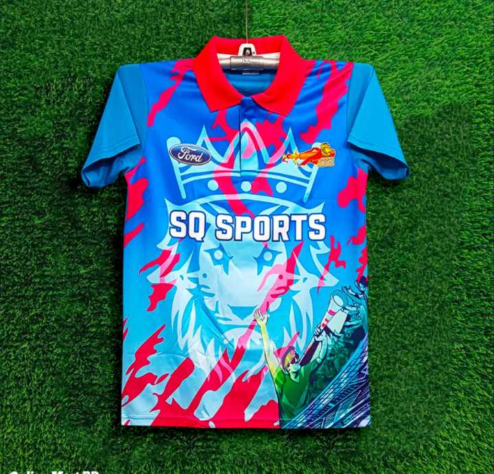 Chittagong new Jersey Cricket Jersey BPL Jersey - collar short Sleeve ...