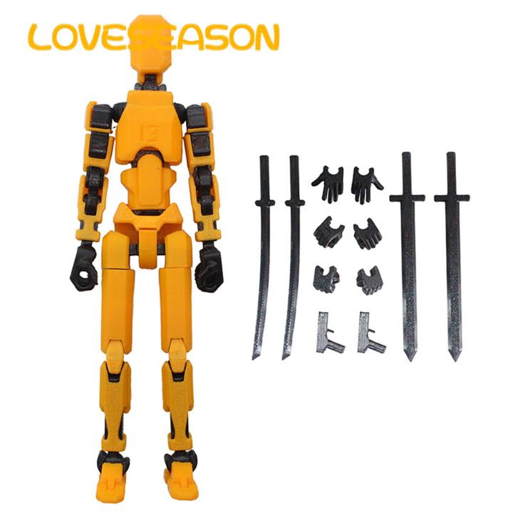 Custom Design Action Figure 3d Printed Multi-jointed Robot Toy Figure ...