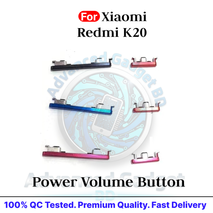 Compatible with Xiaomi Redmi K20 External Side Buttons Power On /Off ...