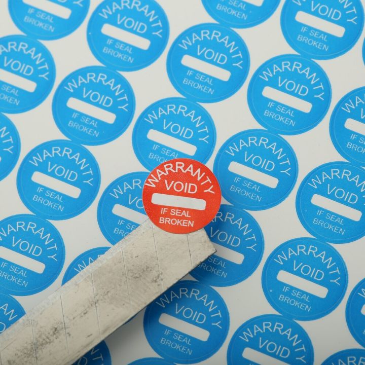 1000pcs/Lot Diameter 10mm Warranty Label Sticker Void If Seal Broken ...