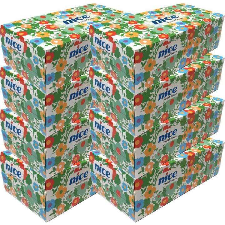nice Perfumed Facial Tissue-Embossed (120 Pcs x 2 Ply/Box), S1: 8 Boxes ...