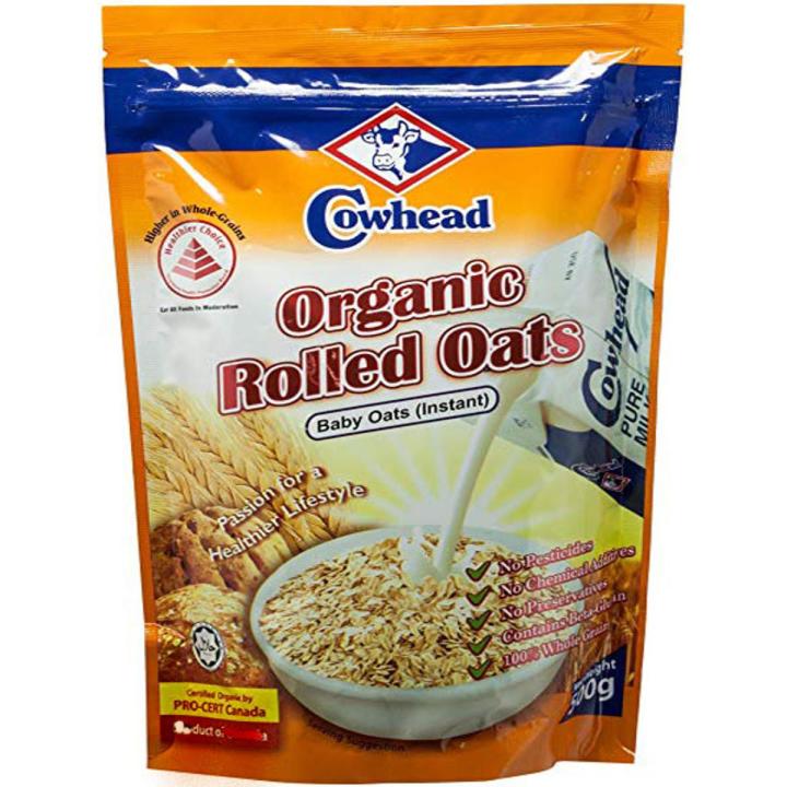 Cowhead Organic Rolled Oats(Baby Oats Instant) -500gm | Daraz.com.bd