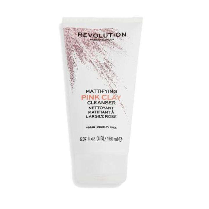 Revolution Skincare Pink Clay Mud-To-Foam Cleanser Pink Clay Cleanser ...