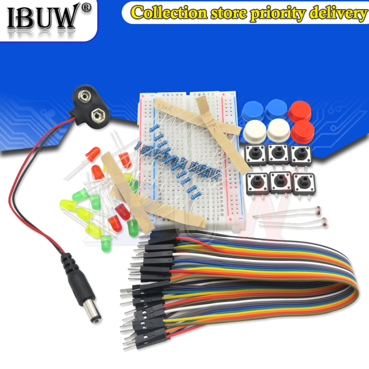 Starter Kit For UNO R3 Mini Breadboard LED Jumper Wire Button for arduino Diy Kit WATTY ...