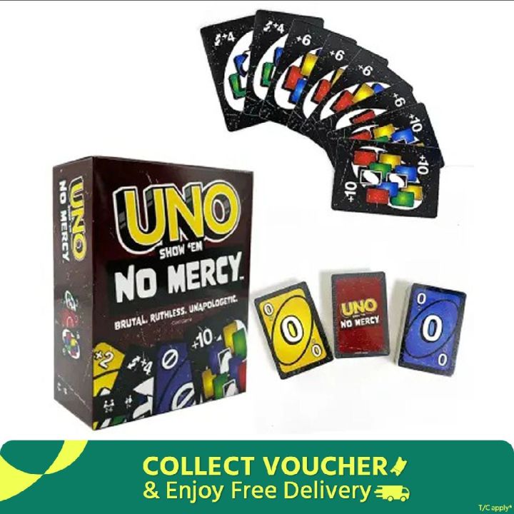 Newest Original Uno No Mercy Game Board Games UNO Cards Table Family ...