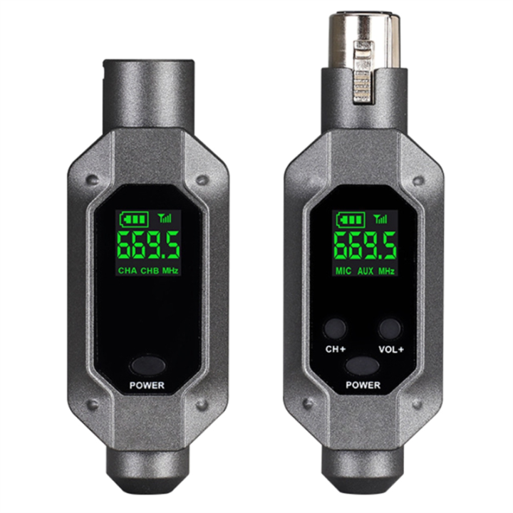 Dynamic Microphone Converter Wired Microphone to Wireless Transmitter ...